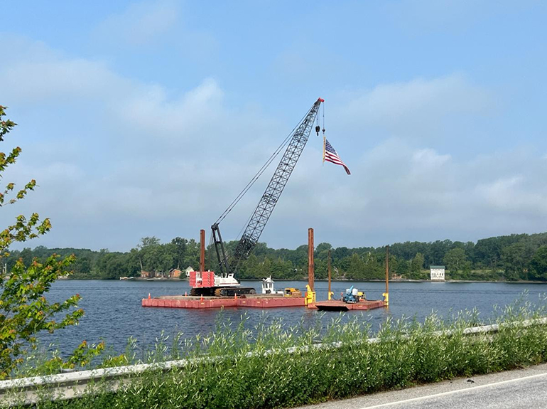 Alburgh passage bridge project construction update | Vermont Business ...