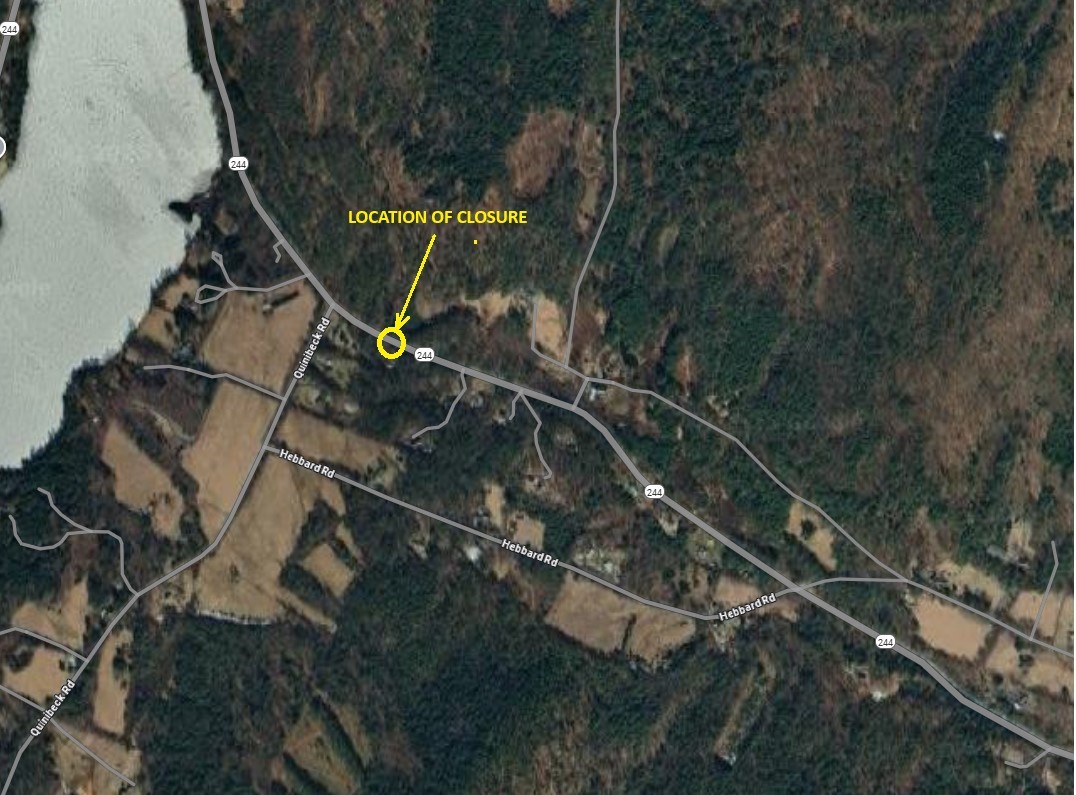 VT Route 244 in Fairlee: Full road closure Thursday and Friday ...