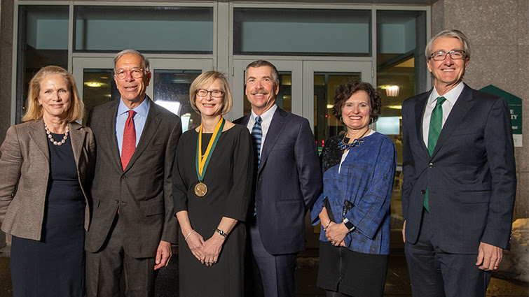 Davidson invested as inaugural Schapiro-Carroll Green & Gold Professor ...